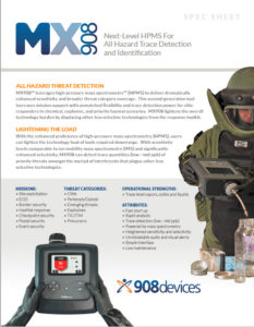 MX908 Portable Mass Spectrometer from 908 Devices