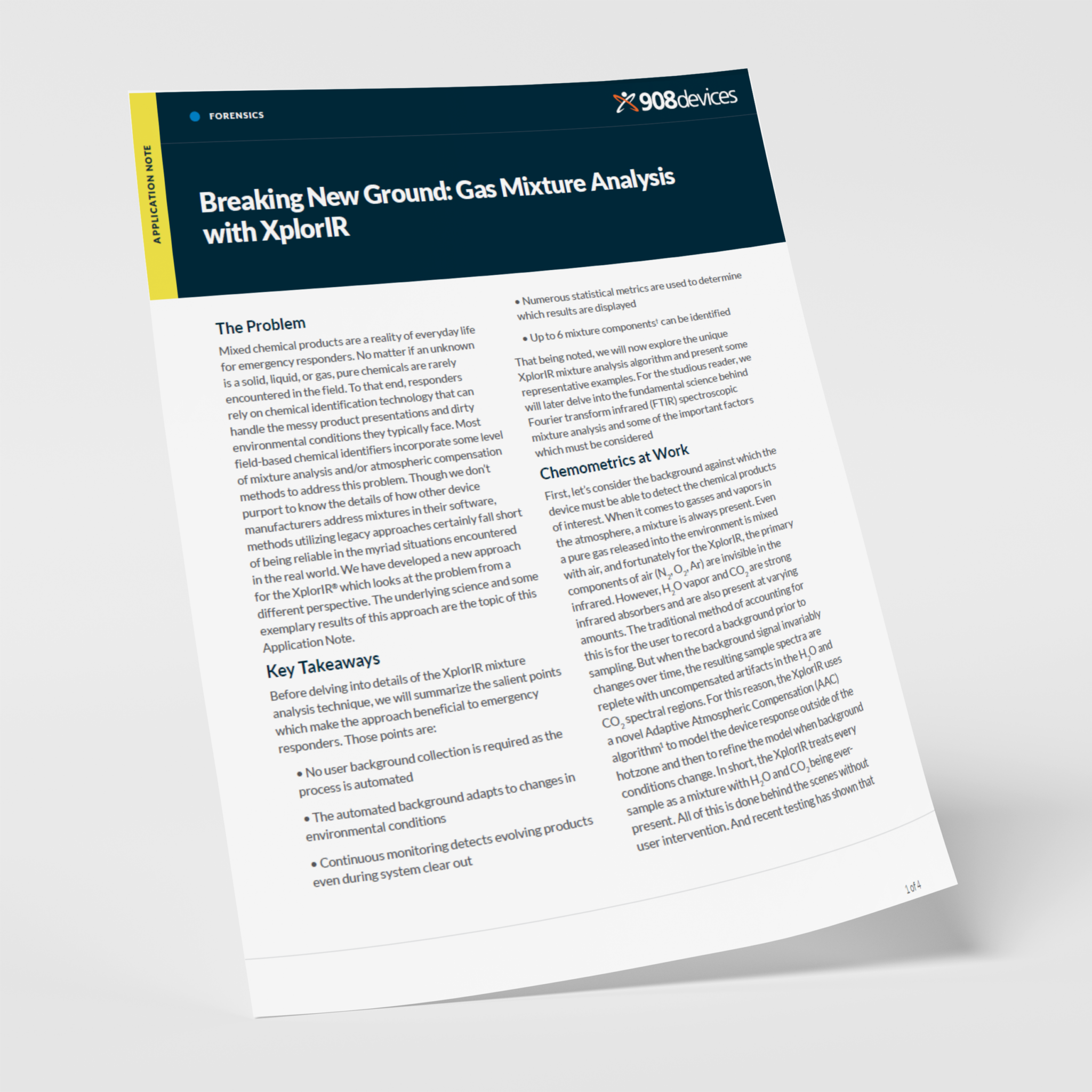 Breaking New Ground: Gas Mixture Analysis with XplorIR | 908 Devices