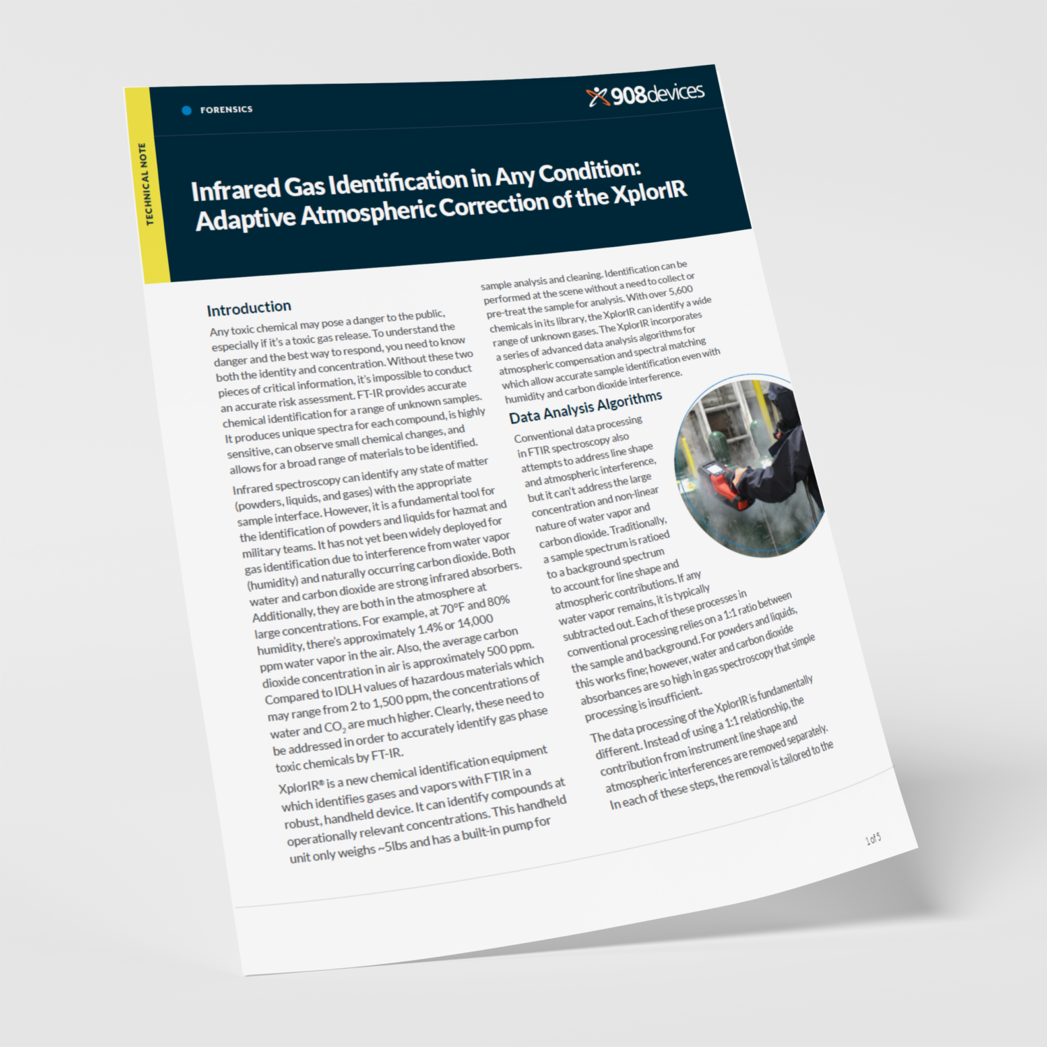 Adaptive Atmospheric Correction of XplorIR | 908 Devices