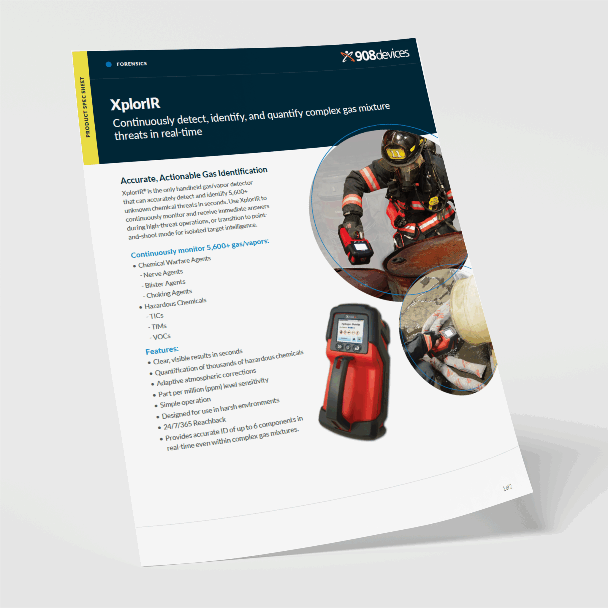 XplorIR Specification Sheet | 908 Devices