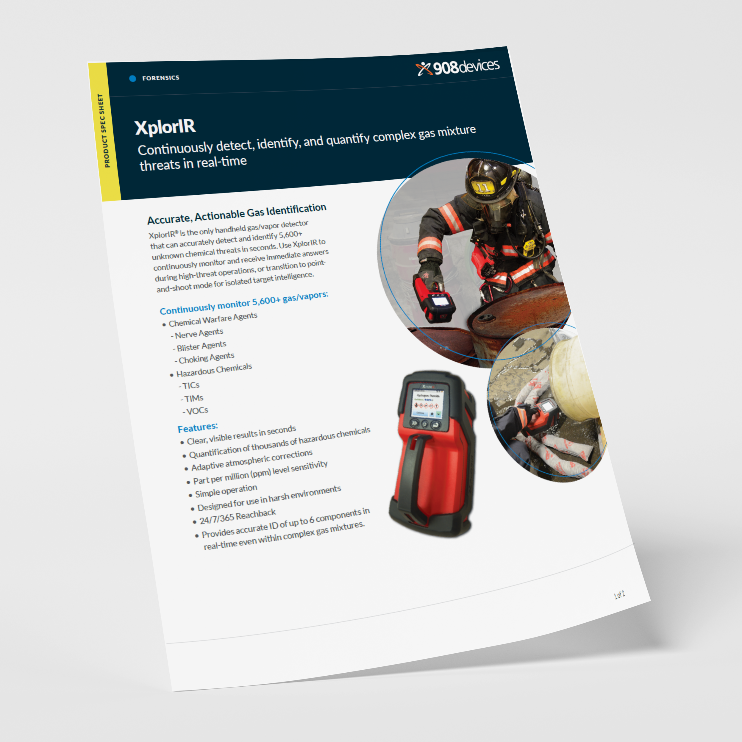 XplorIR Specification Sheet | 908 Devices