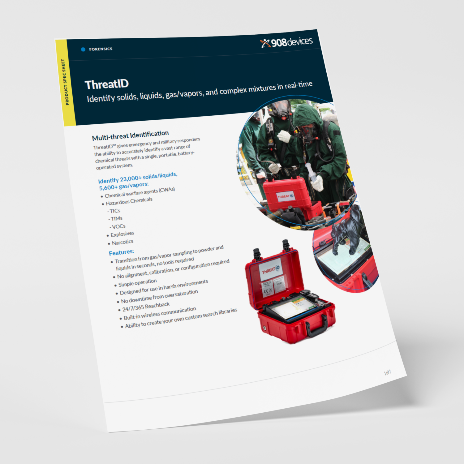 ThreatID Specification Sheet | 908 Devices