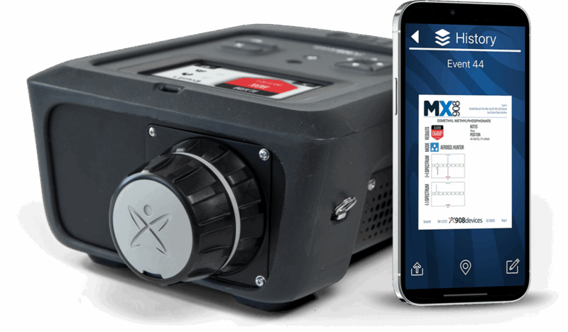 MX908 | Handheld Mass Spec for Chemical Identification | 908 Devices
