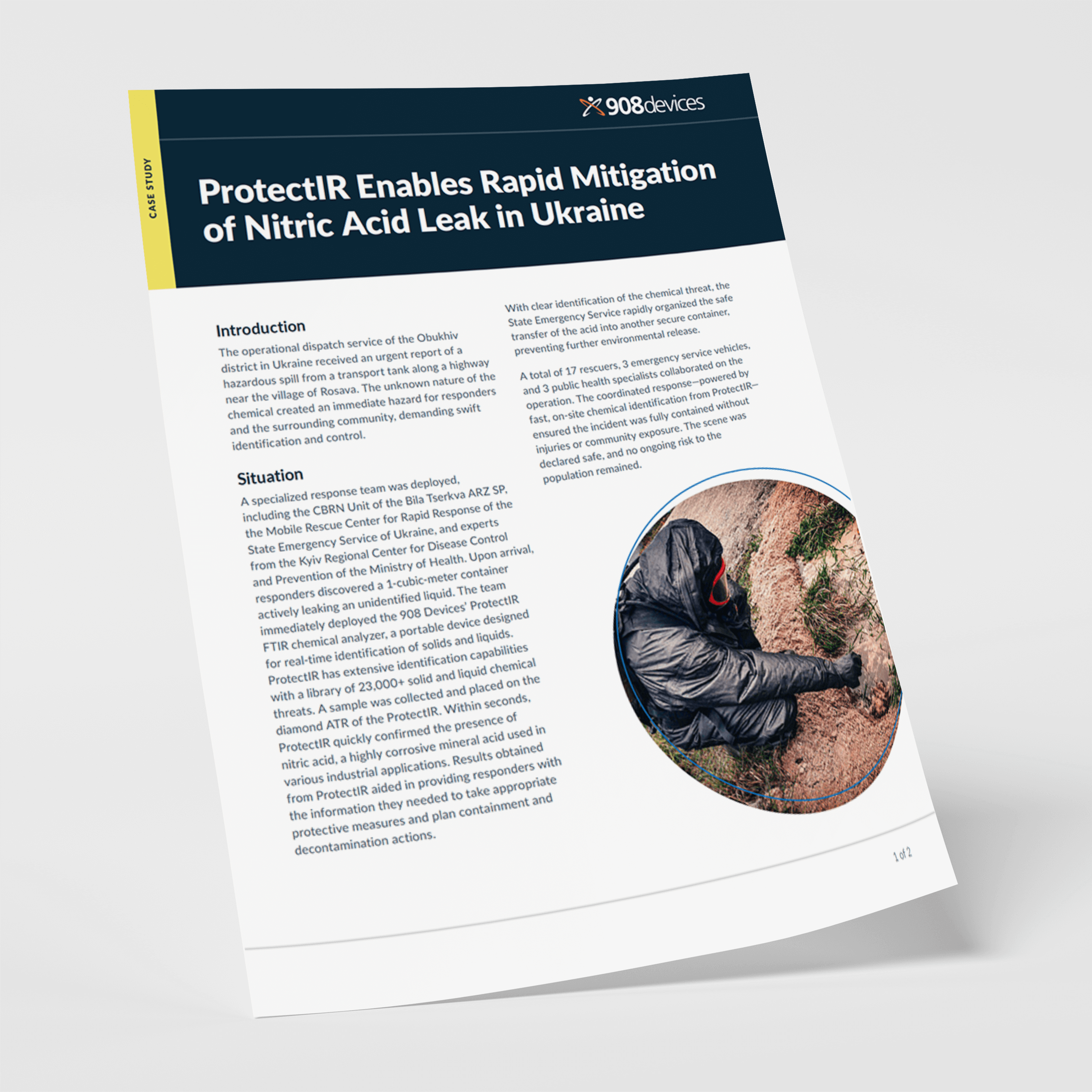 Rapid Chemical Spill Identification with ProtectIR FTIR | 908 Devices